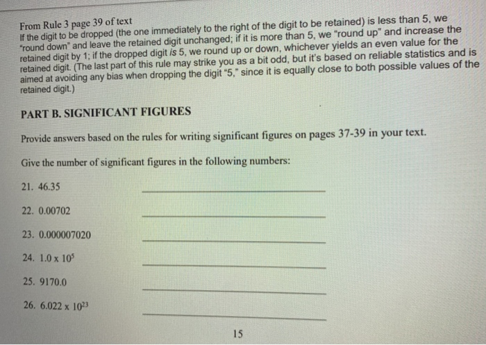 Solved From Rule 3 page 39 of text If the digit to be | Chegg.com