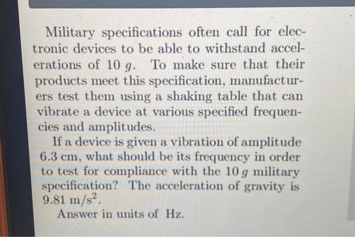 Solved A simple harmonic oscillator has amplitude 0.71 m and | Chegg.com