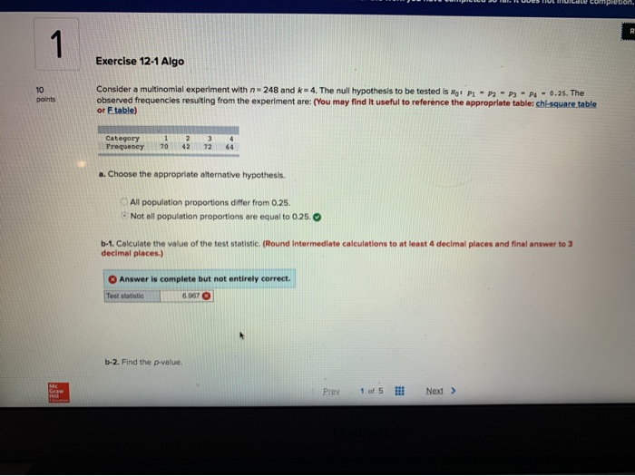 Solved CUJUTULIUS IULIUldle completion. Exercise 12-1 Algo | Chegg.com