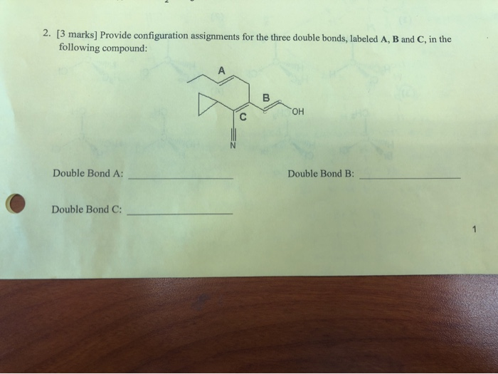 Solved what are the configuration assignments for the double | Chegg.com