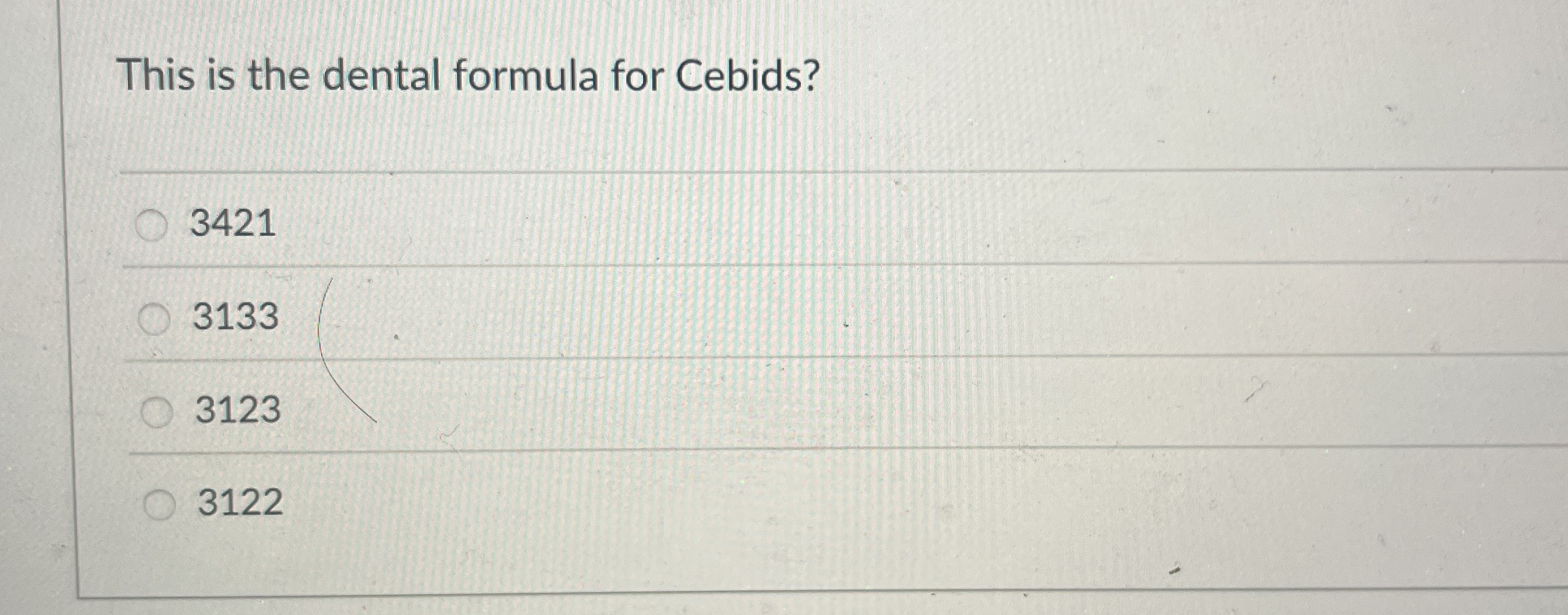 This is the dental formula for | Chegg.com