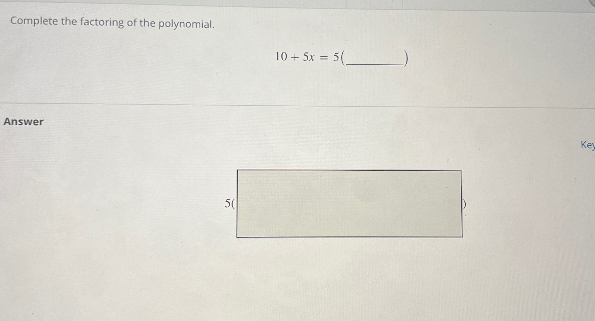 Solved Complete the factoring of the | Chegg.com