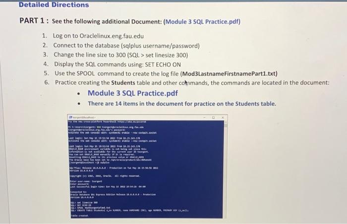 Module 3 - Relation Model Assignment with SQL | Chegg.com