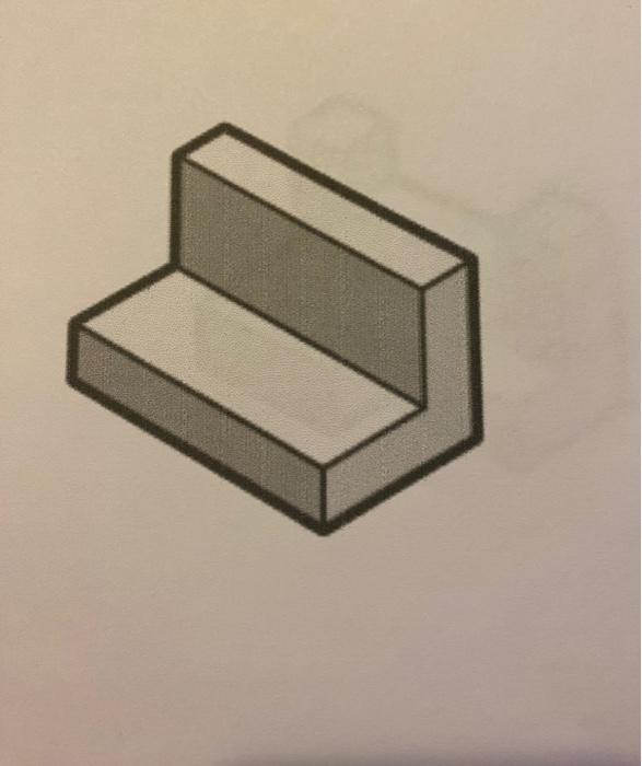 Solved draw the orthographic view and label | Chegg.com