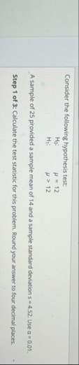 [Solved]: Consider the following hypothesis test: H_(0):, mu