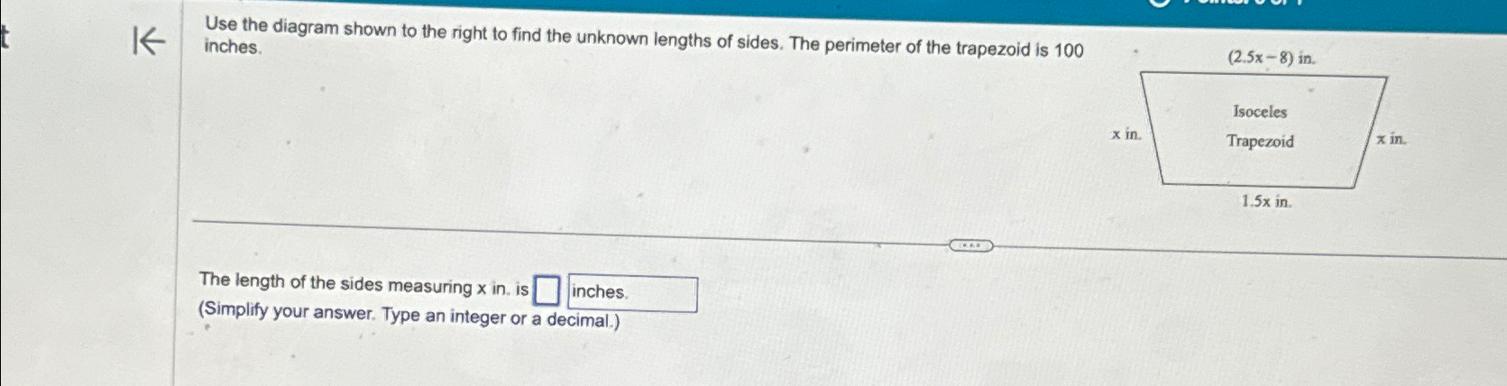 Solved Use the diagram shown to the right to find the | Chegg.com