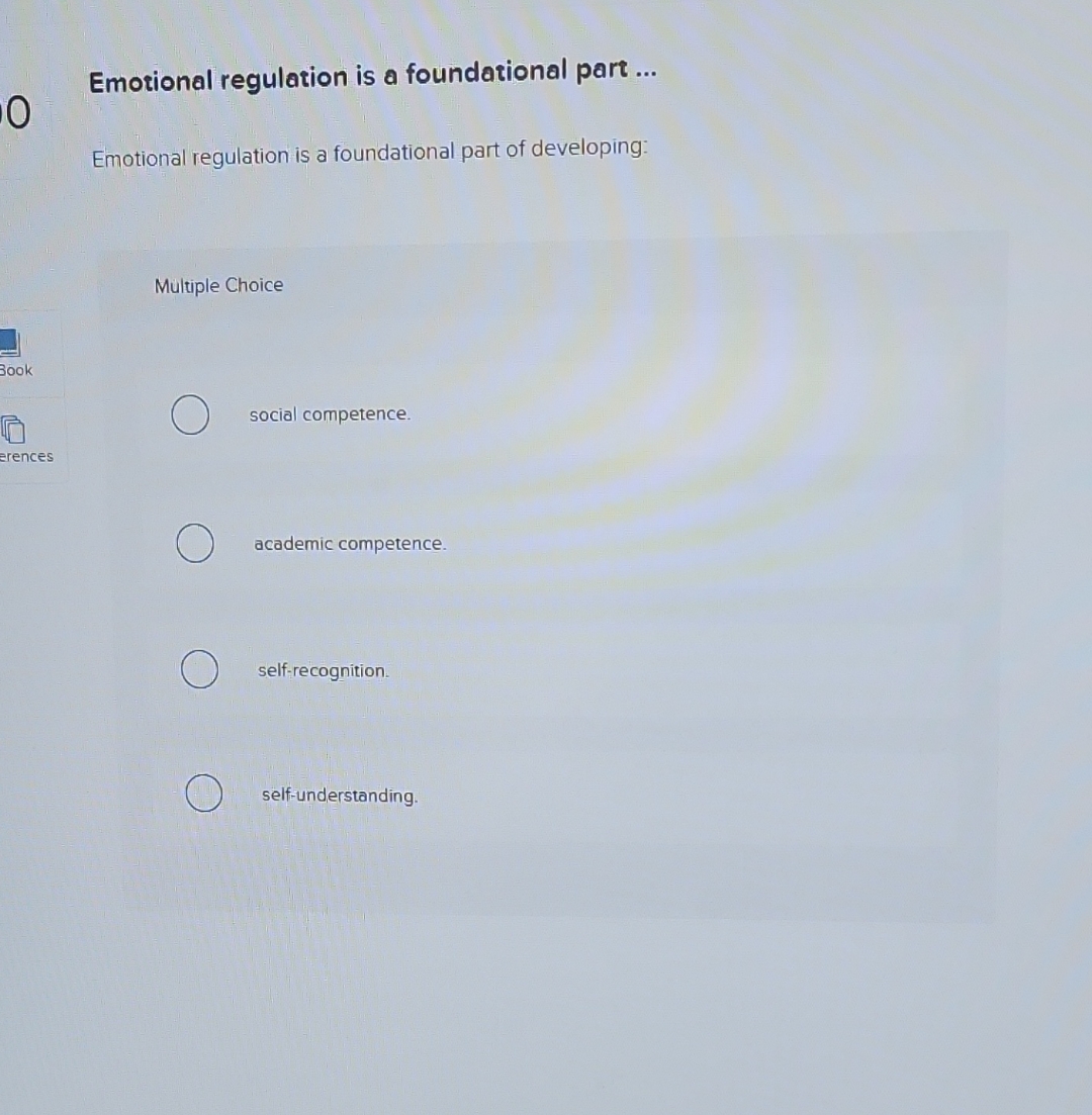 Solved Emotional regulation is a foundational part | Chegg.com