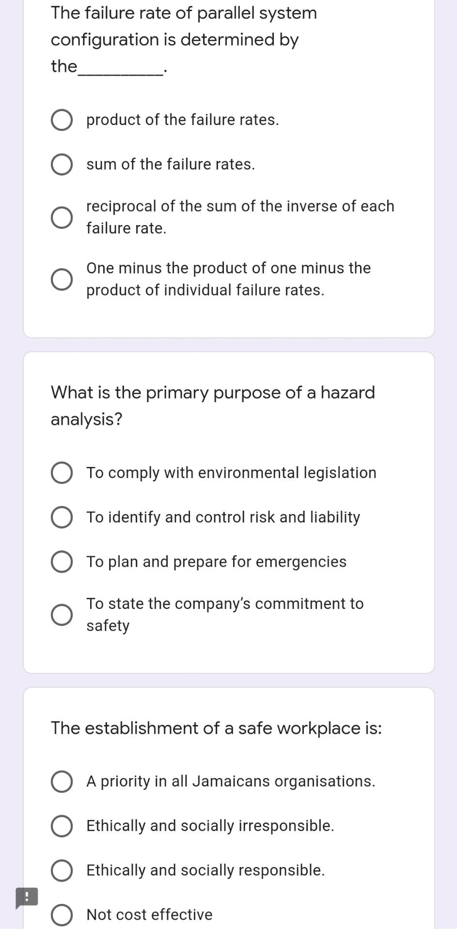 Solved The failure rate of parallel system configuration is | Chegg.com