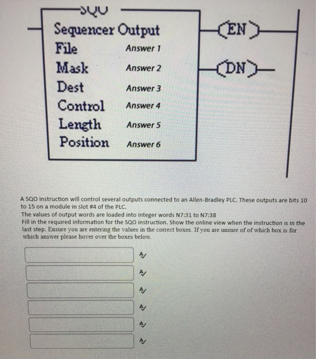 (DN) Sequencer Output File Answer 1 Mask Answer 2 | Chegg.com