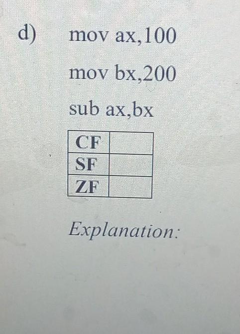 Solved Computer Organization and Assembly Language Q2. | Chegg.com