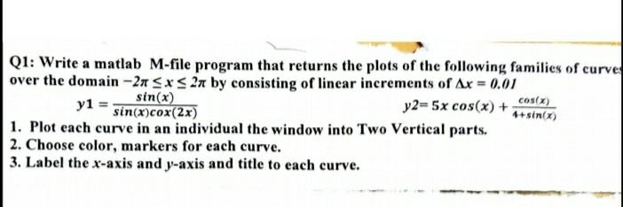 Solved Subject: MATLAB Hello dear, I now have a very | Chegg.com