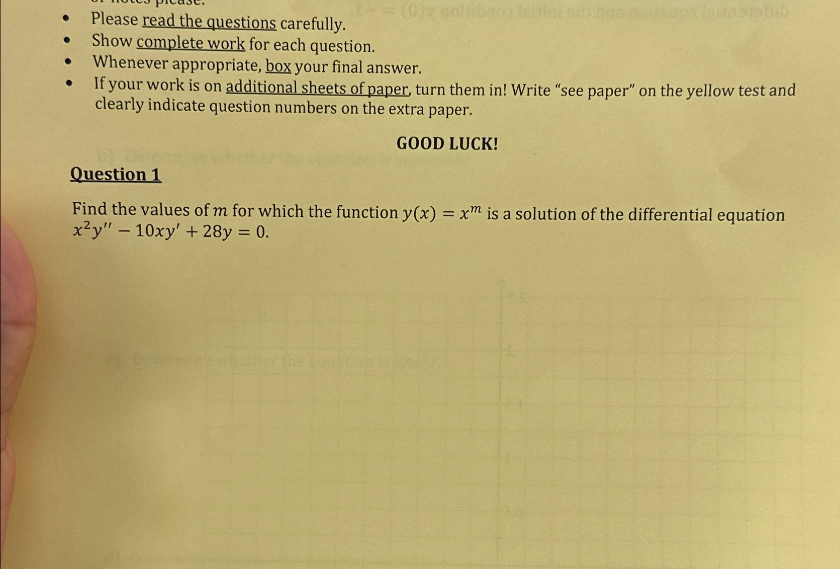 Solved Please read the questions carefully.Show complete | Chegg.com