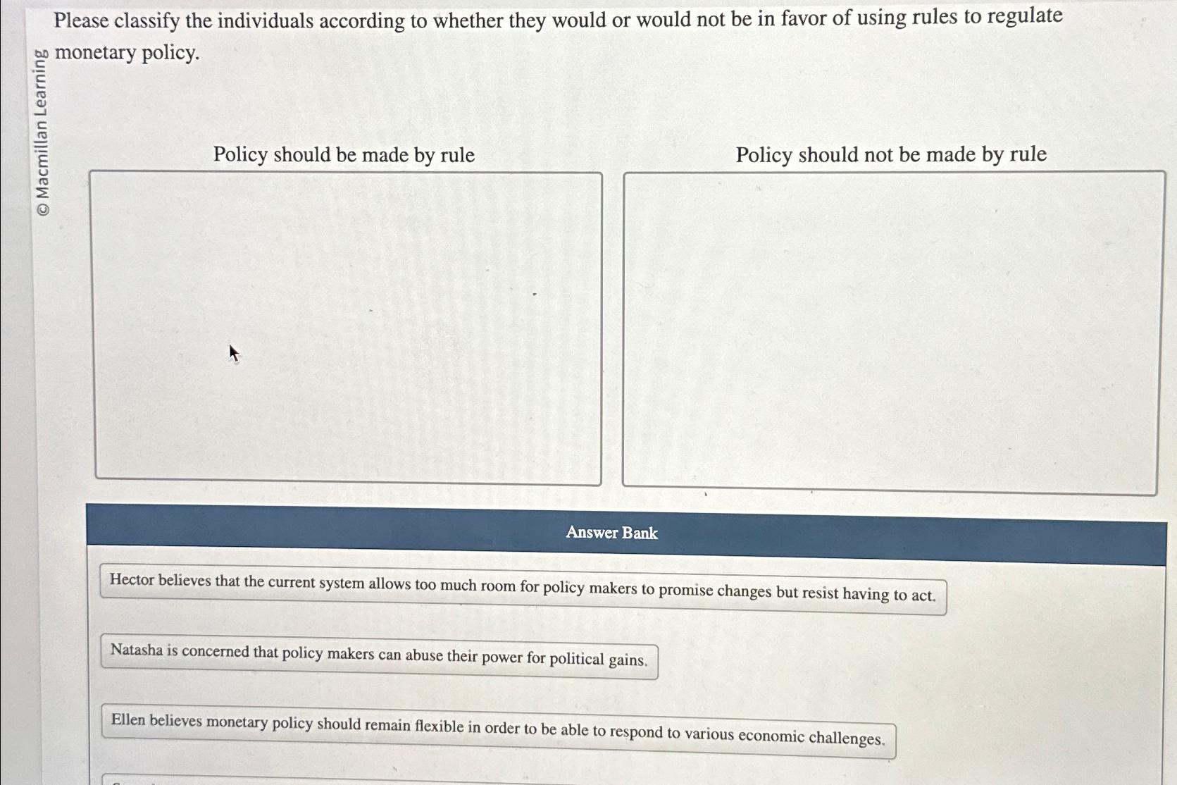 Solved Please classify the individuals according to whether | Chegg.com
