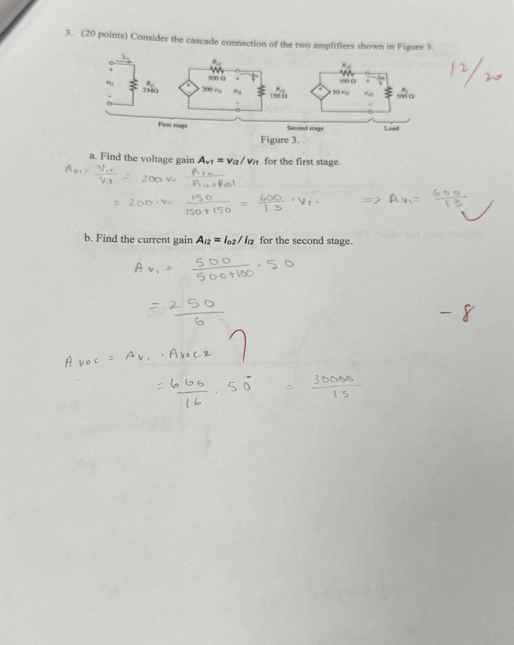 Solved ( 20 ﻿points) ﻿Consider the cascade connection of the | Chegg.com