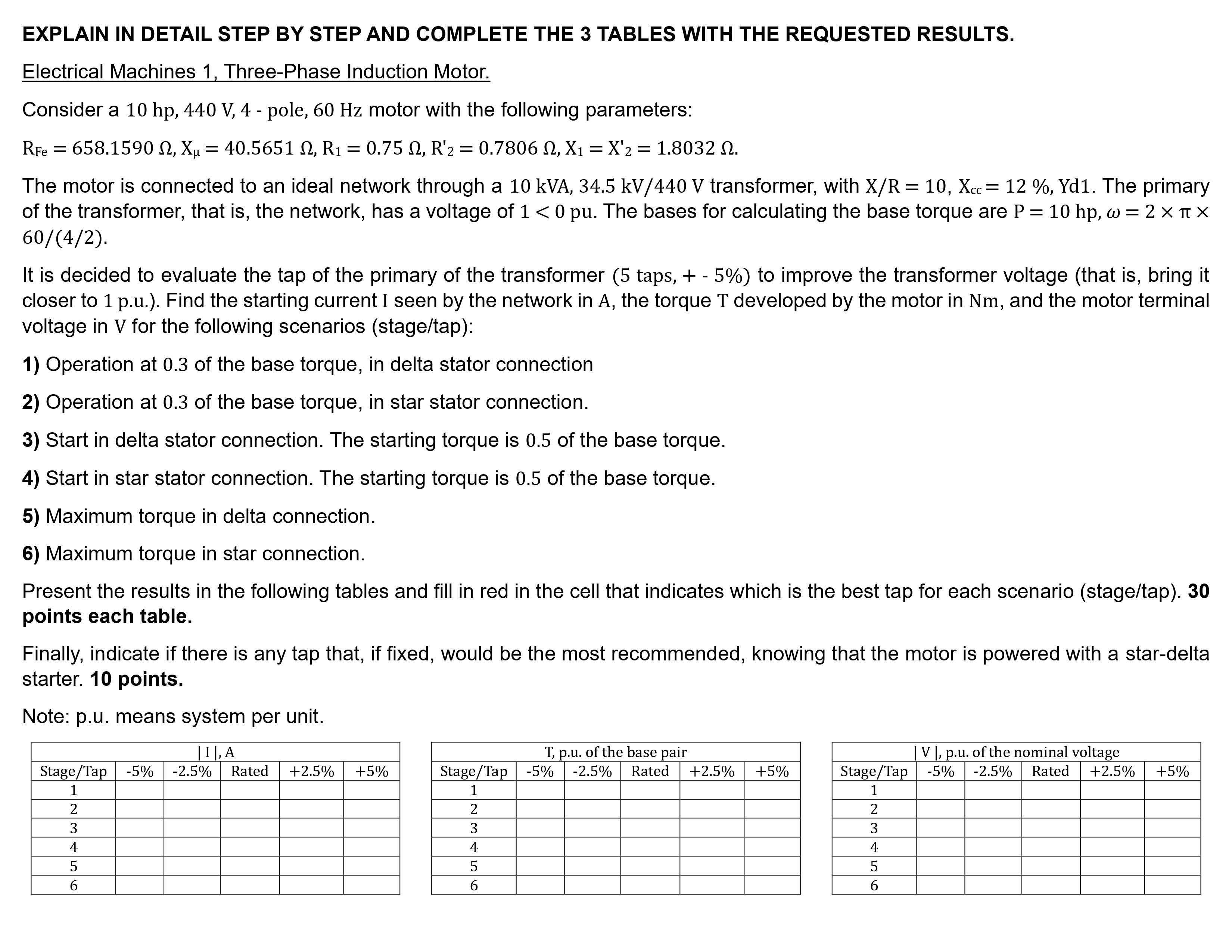Solved EXPLICA DETALLE PASO A PASO Y COMPLETA LAS 3 ﻿TABLAS | Chegg.com