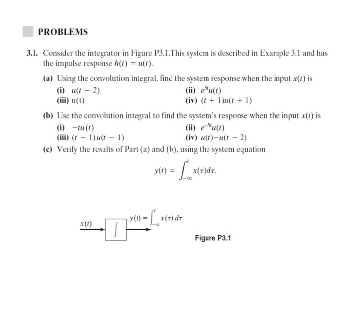 Solved PROBLEMS 3.1. Consider the integrator in Figure | Chegg.com