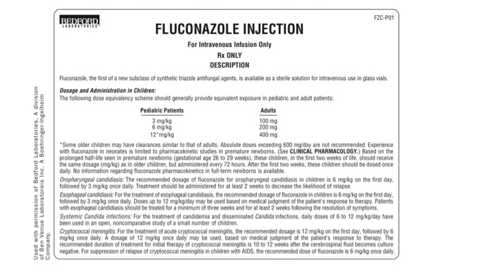 Solved FZC-P01 BEDFORD FLUCONAZOLE INJECTION For Intravenous | Chegg.com