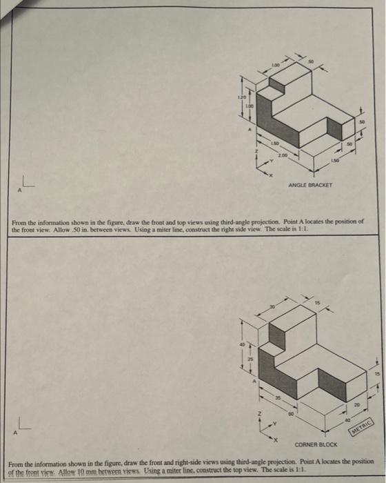 Solved From the information shown in the figure, draw the | Chegg.com