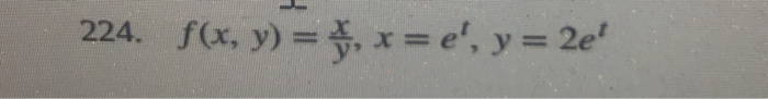 Solved find (df/dt) using the chain rule and direct | Chegg.com