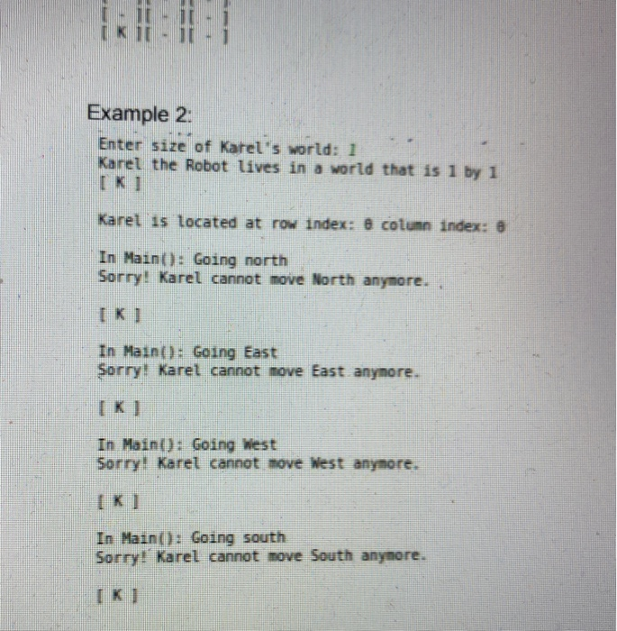 Solved # Challenge 4: Karel moves around in the world For | Chegg.com