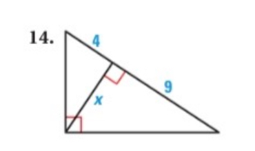 Solved Use similar triangles to find the value of x | Chegg.com