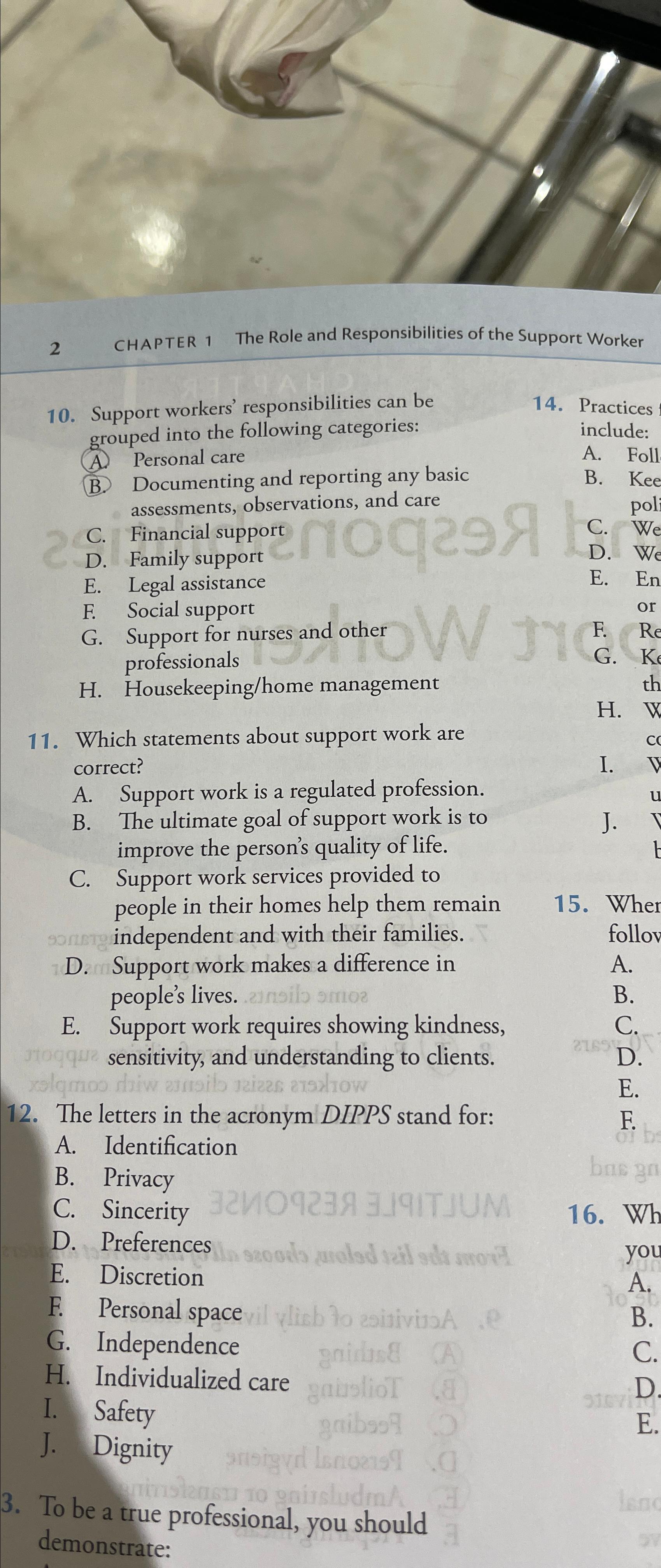 Solved 2CHAPTER 1 ﻿The Role and Responsibilities of the | Chegg.com