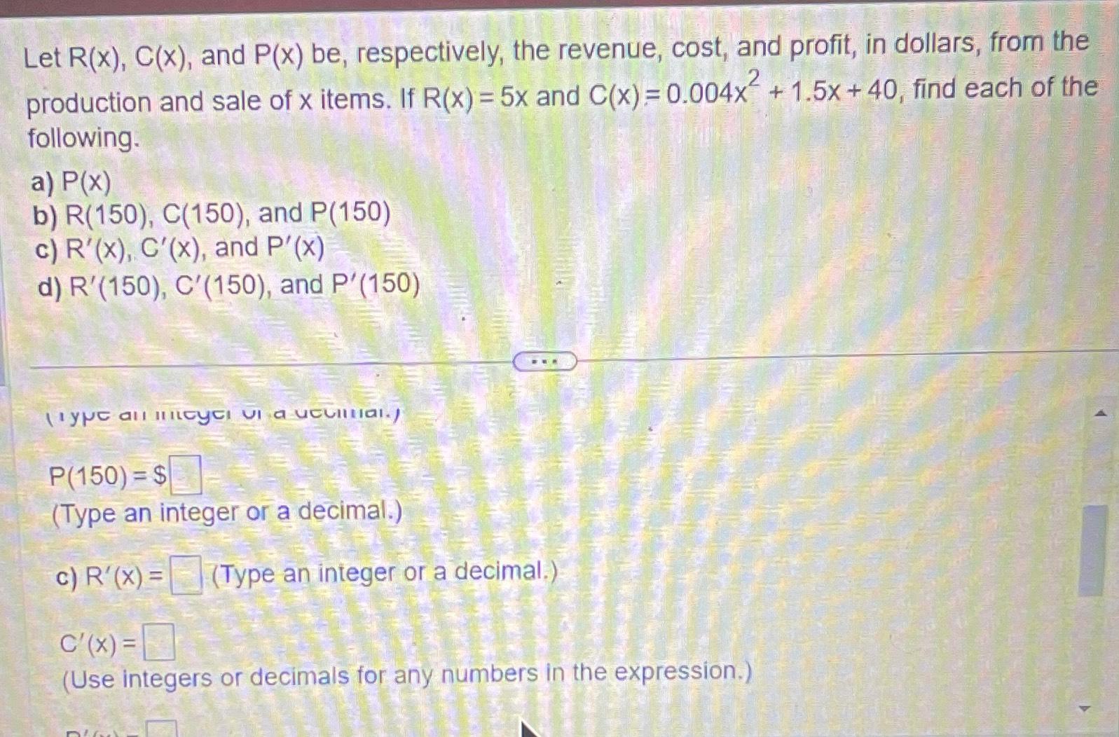 Solved Let R(x),C(x), ﻿and P(x) ﻿be, ﻿respectively, the | Chegg.com