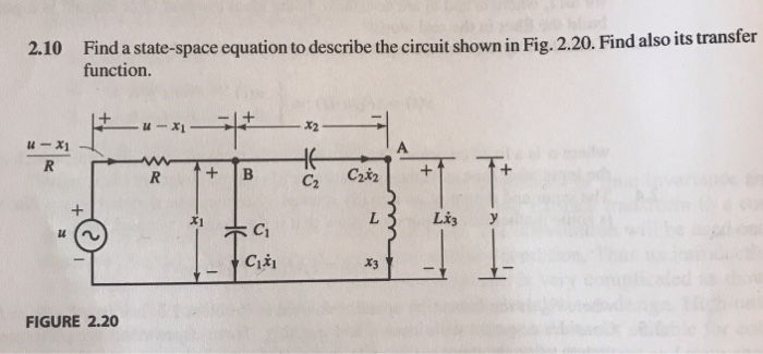 Solved Find a state-space equation to describe the circuit | Chegg.com
