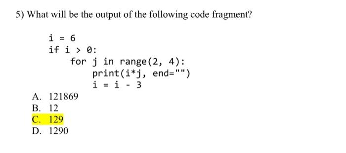 Solved please I need an explanation of the nested loops like | Chegg.com