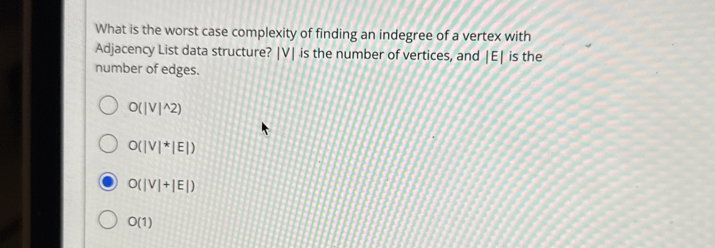 Solved What is the worst case complexity of finding an | Chegg.com