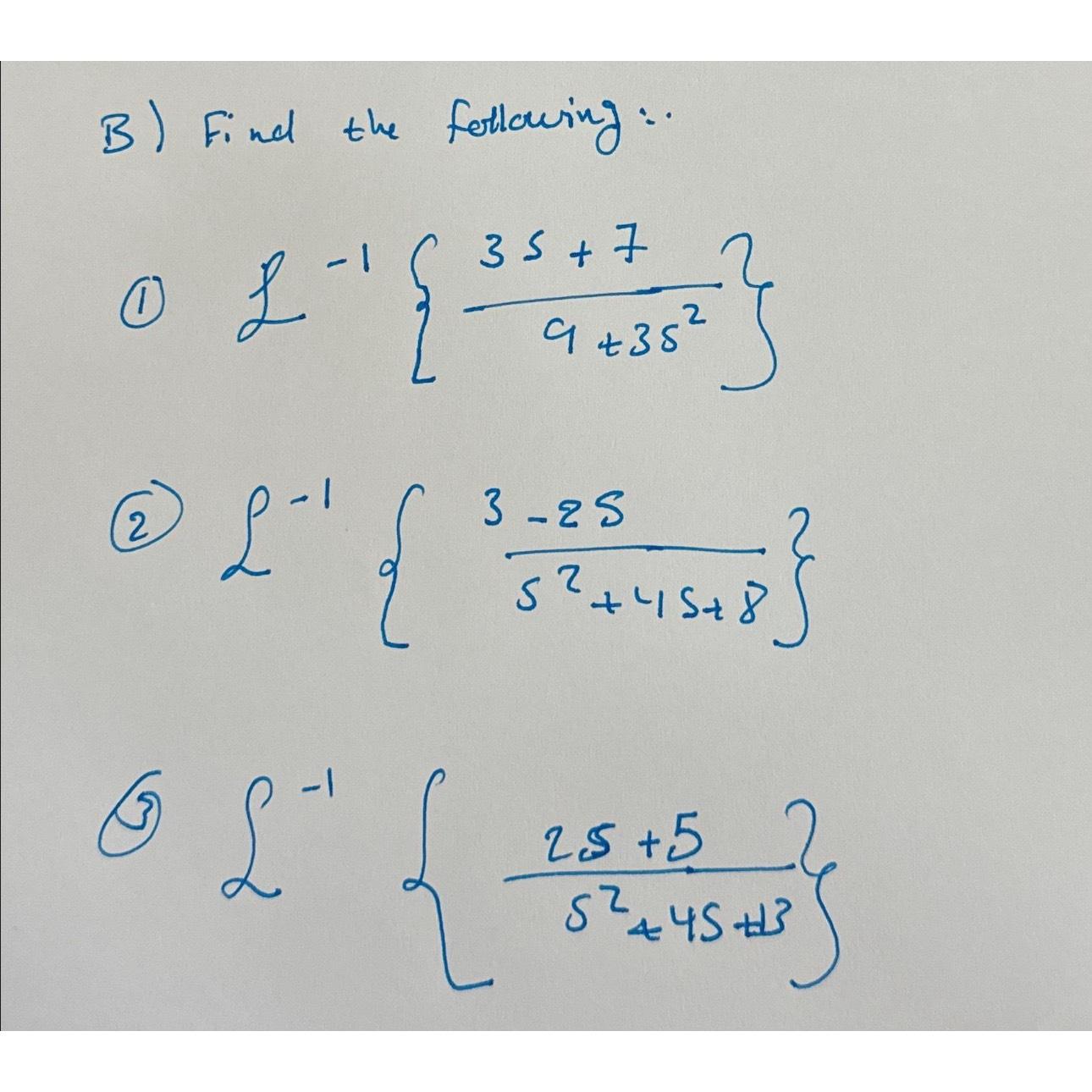 Solved B) ﻿Find the | Chegg.com