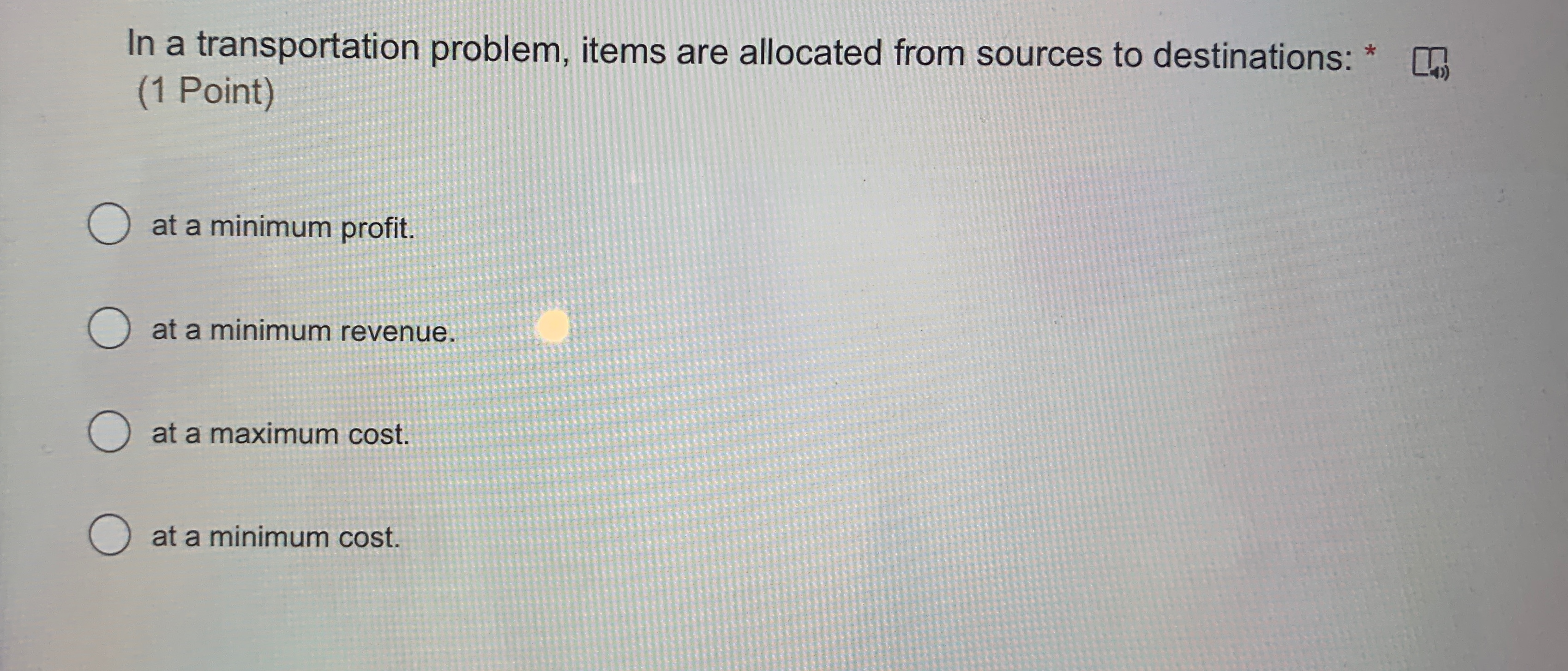 Solved In a transportation problem, items are allocated from | Chegg.com