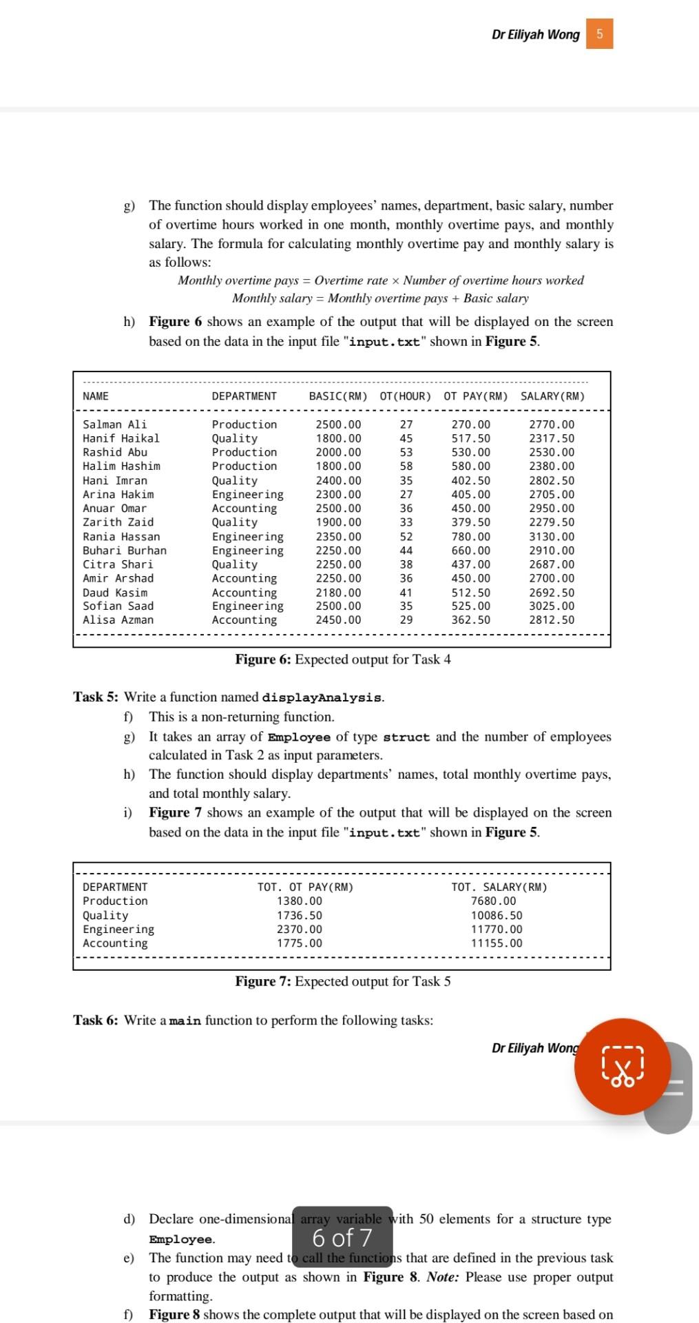 Solved Question 2 Write A Complete C Program The Program 8112
