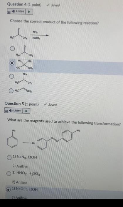 Solved What is the product of the following reaction? | Chegg.com