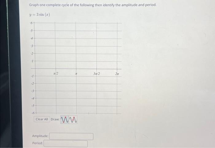 Solved Graph one complete cycle of the following then | Chegg.com