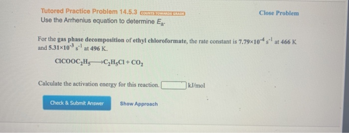 Solved Tutored Practice Problem 14.5.3 COUNTS TOWARDS CONDE | Chegg.com