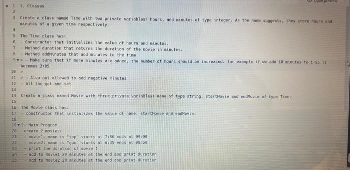 Solved 3 Create a class named Time with two private | Chegg.com