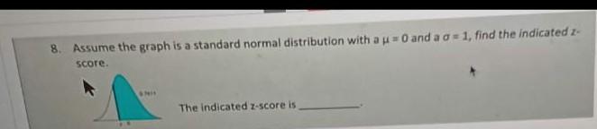 Solved 3. Assume the graph is a standard normal distribution | Chegg.com