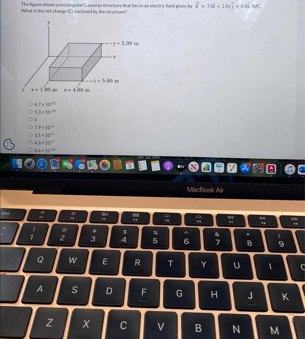 Solved The figure shows a rectangular Gaussian structure | Chegg.com