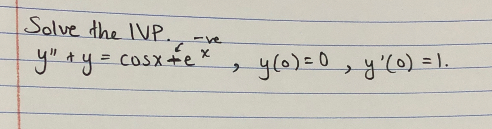 Solved Solve the IVP using undetermined coefficients. Find | Chegg.com