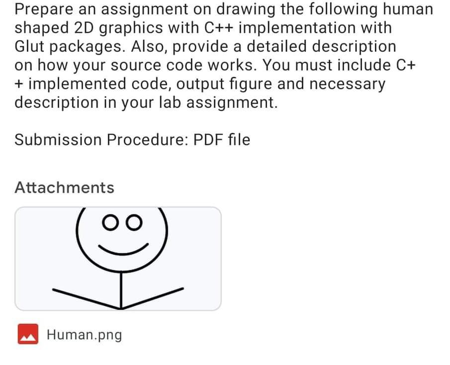 Solved Code it in C++ (using glut library) The | Chegg.com