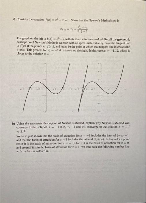 2. Newton's Method Run Amok In this exercise we | Chegg.com