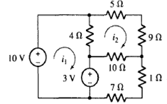 Solved: Determine i1, and i2 in the circuit of Fig 4.20.FIGURE ...