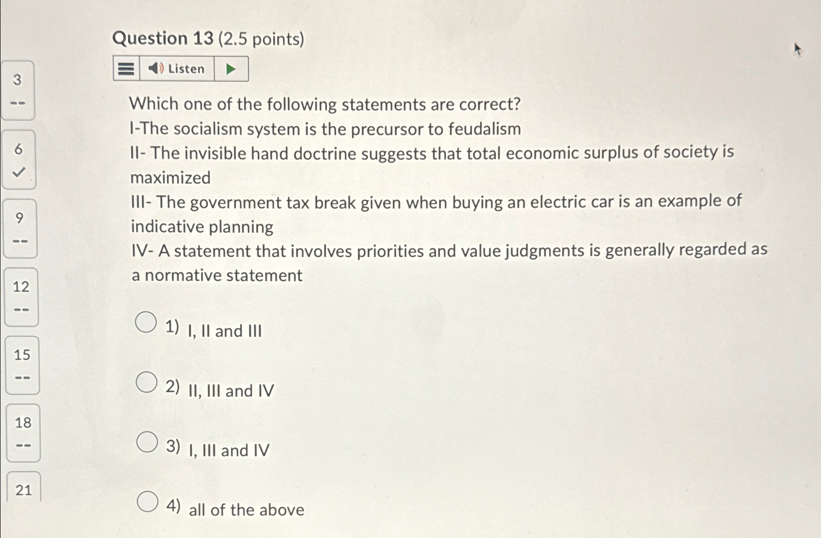 Solved Question 13 (2.5 points)ListenWhich one of the | Chegg.com Solved Question 13 (2.5 points)ListenWhich one of the | Chegg.com