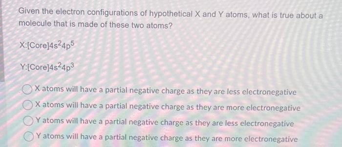 Solved Rank the following species in order of decreasing | Chegg.com