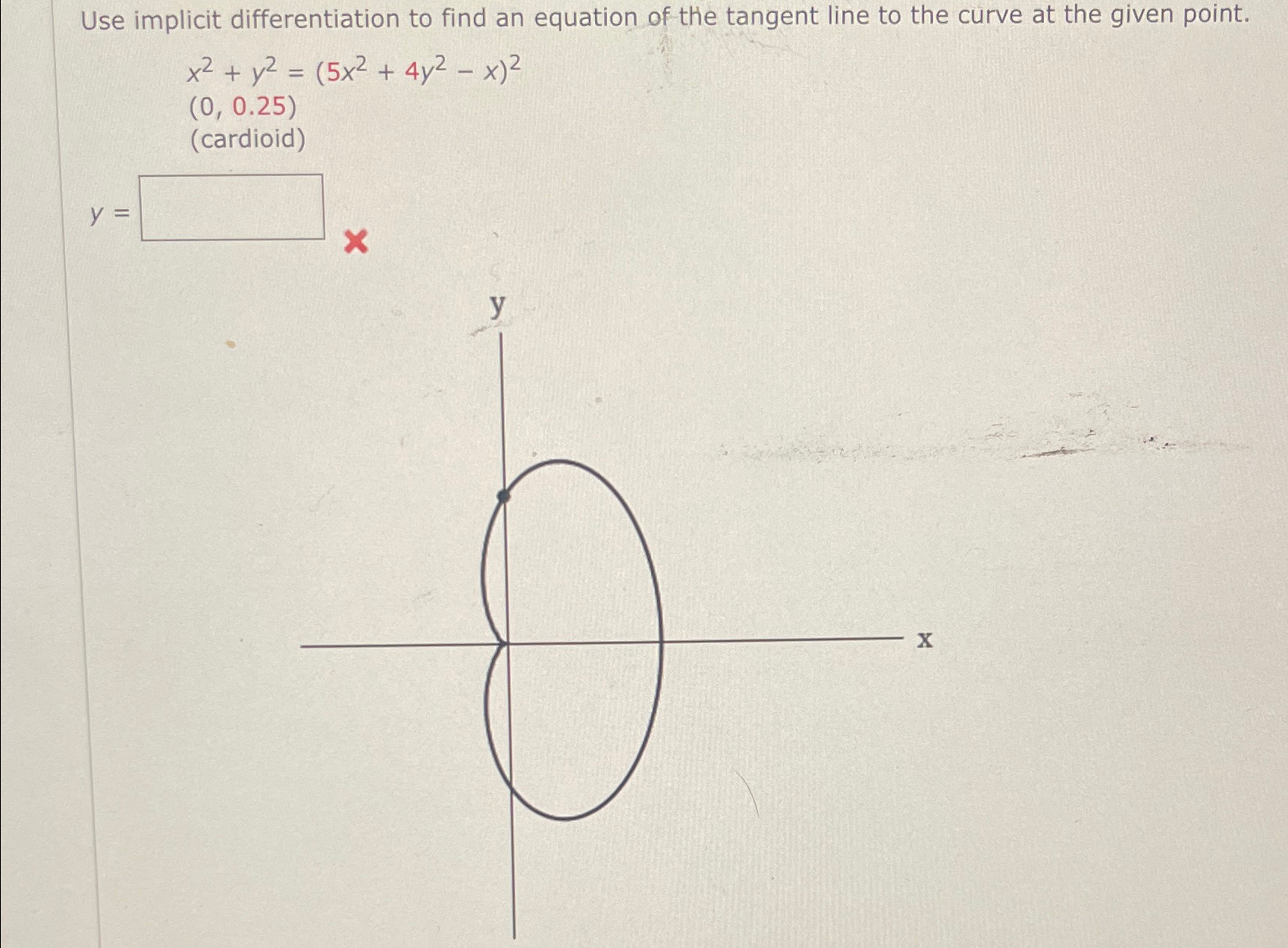 Solved Use implicit differentiation to find an equation of | Chegg.com