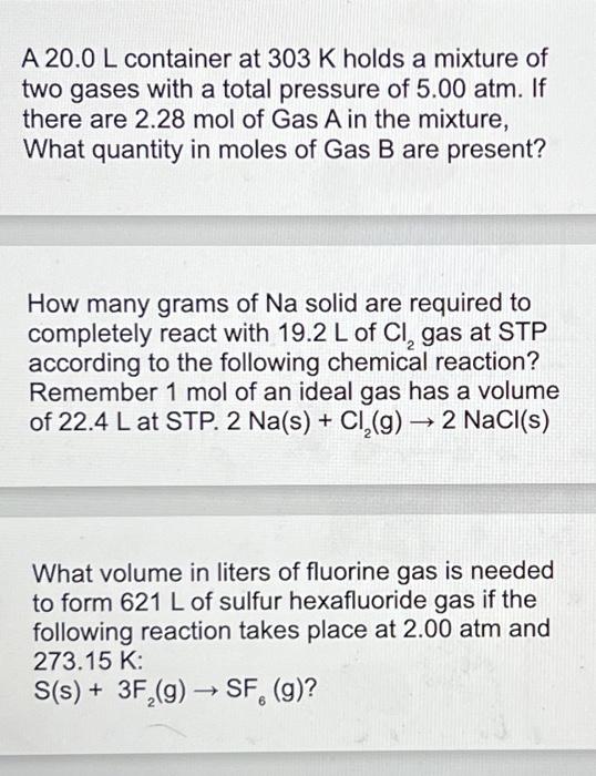 Solved What is the molar mass of an unknown gas with a | Chegg.com