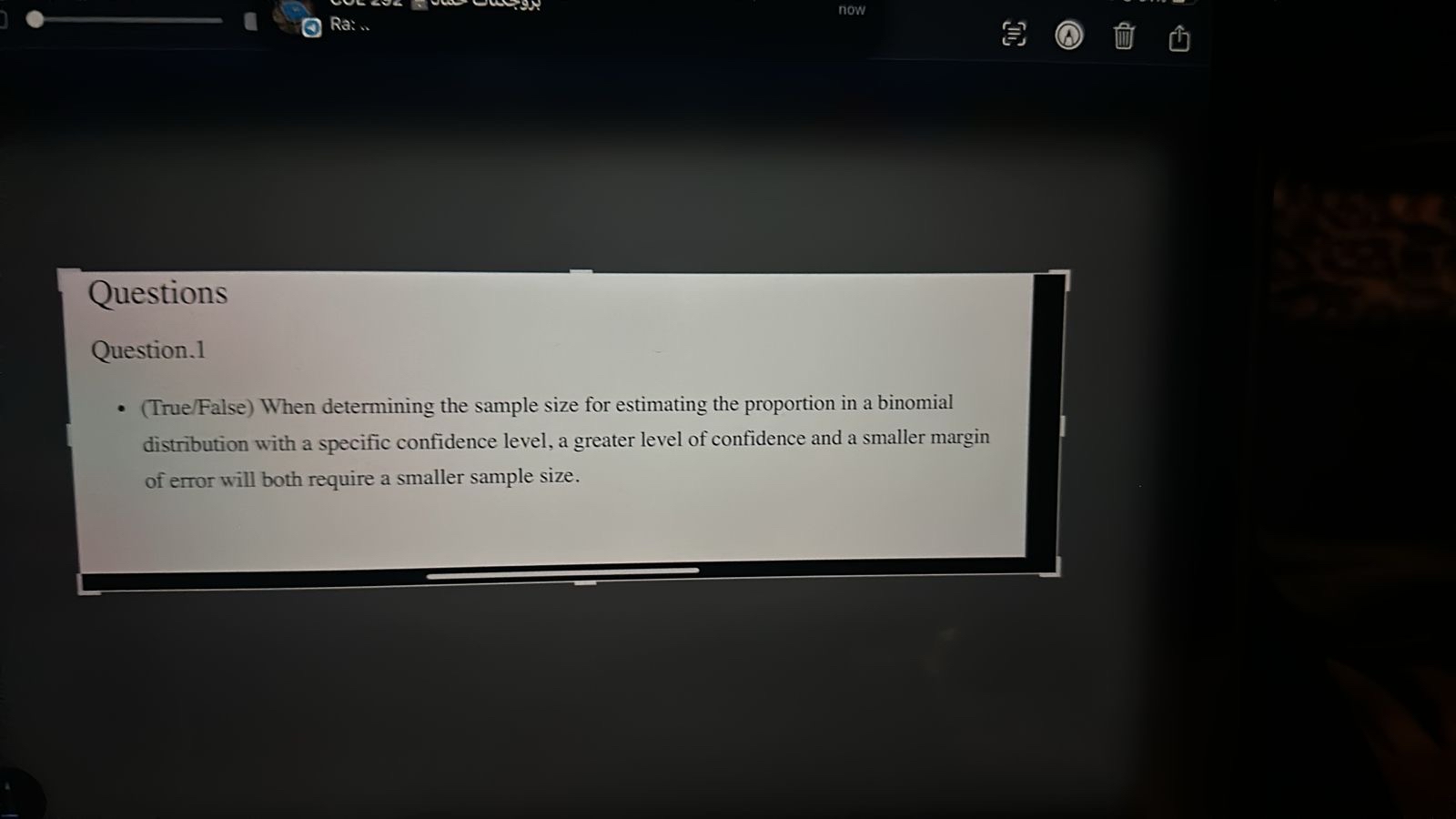 Solved QuestionsQuestion. 1(True/False) ﻿When determining | Chegg.com
