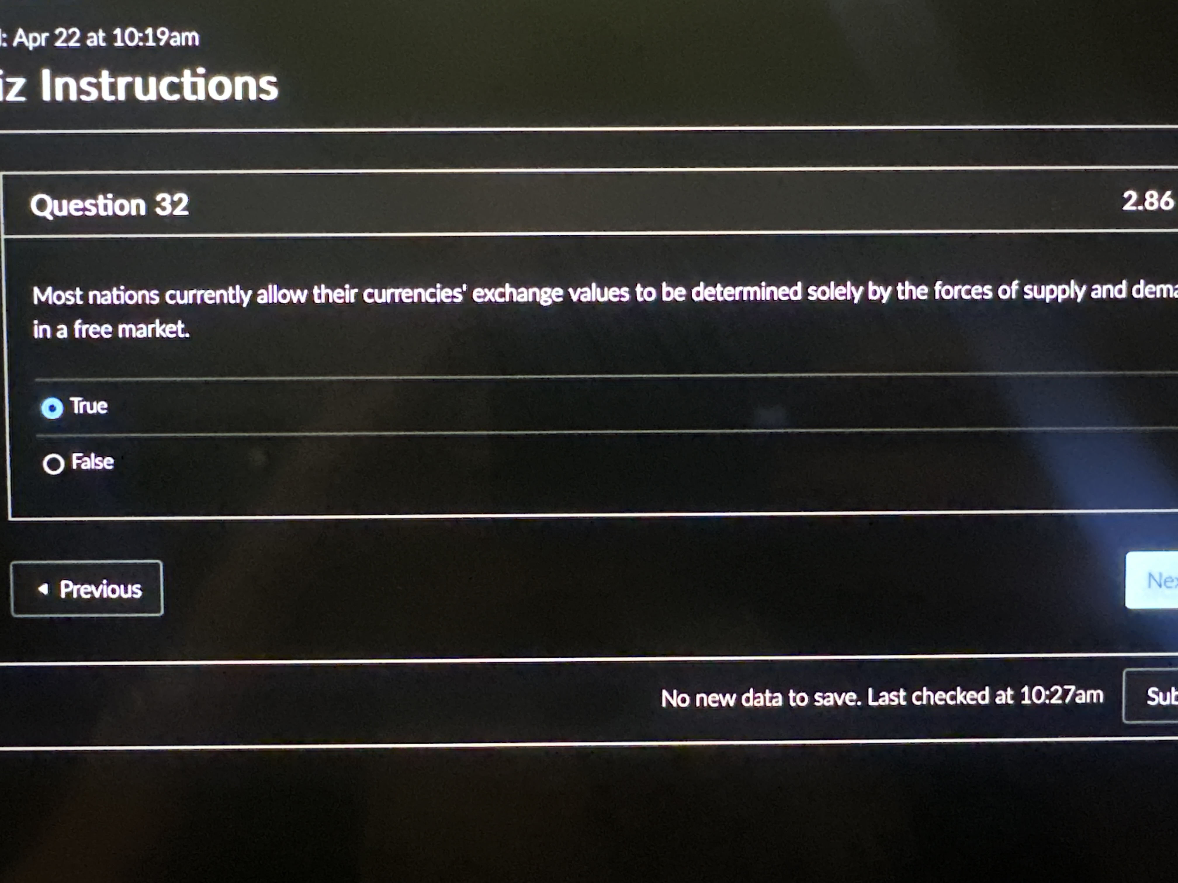 Solved i InstructionsQuestion 32Most nations currently allow | Chegg.com