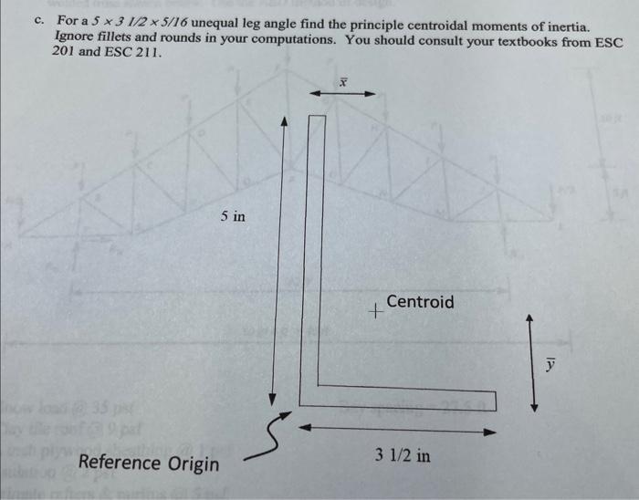 Solved how do I find the principle centroidal moment of | Chegg.com